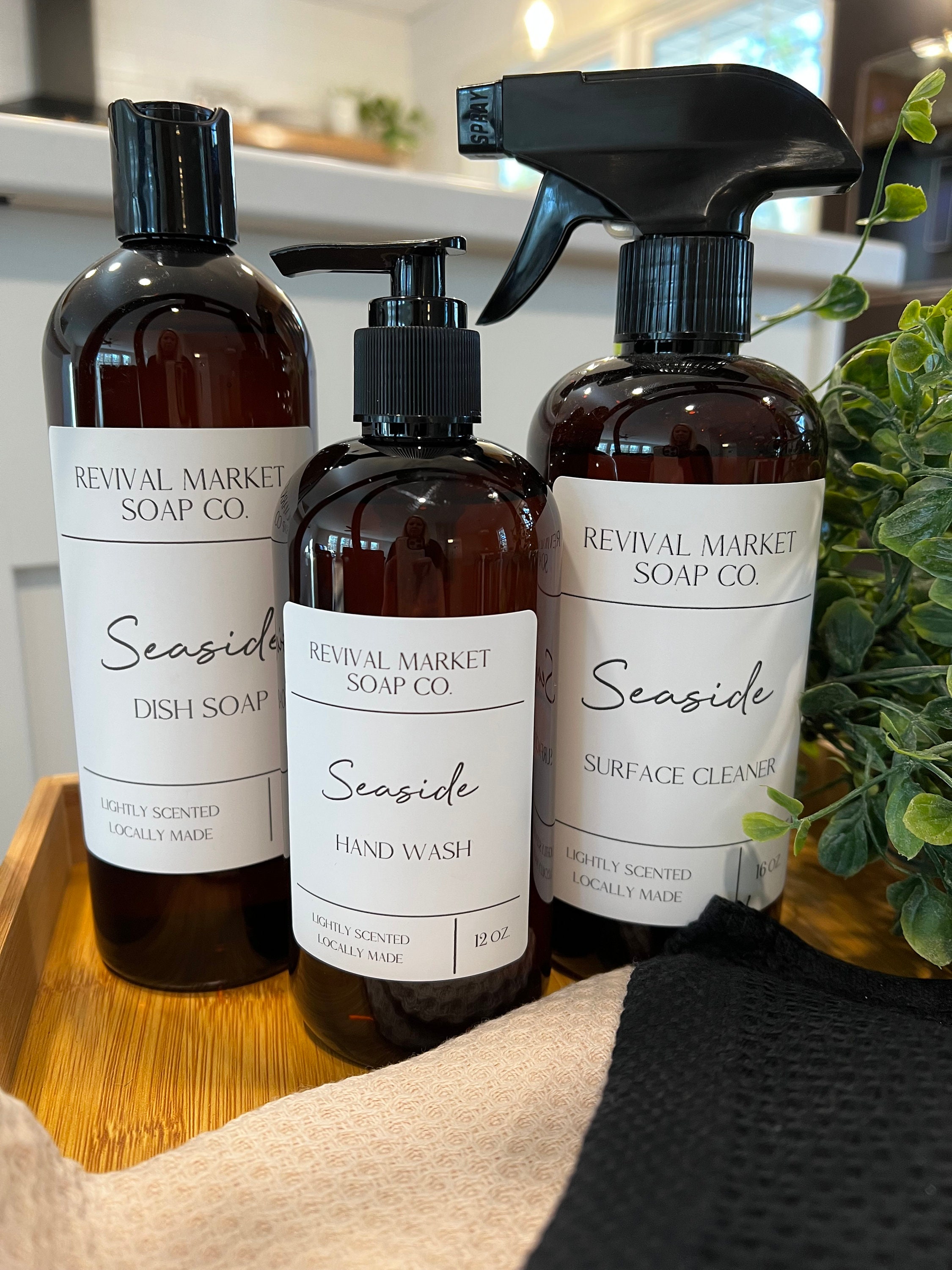 Cleaning Gift Set Premium Clean Kitchen Gift Set Natural, Plant Based ...