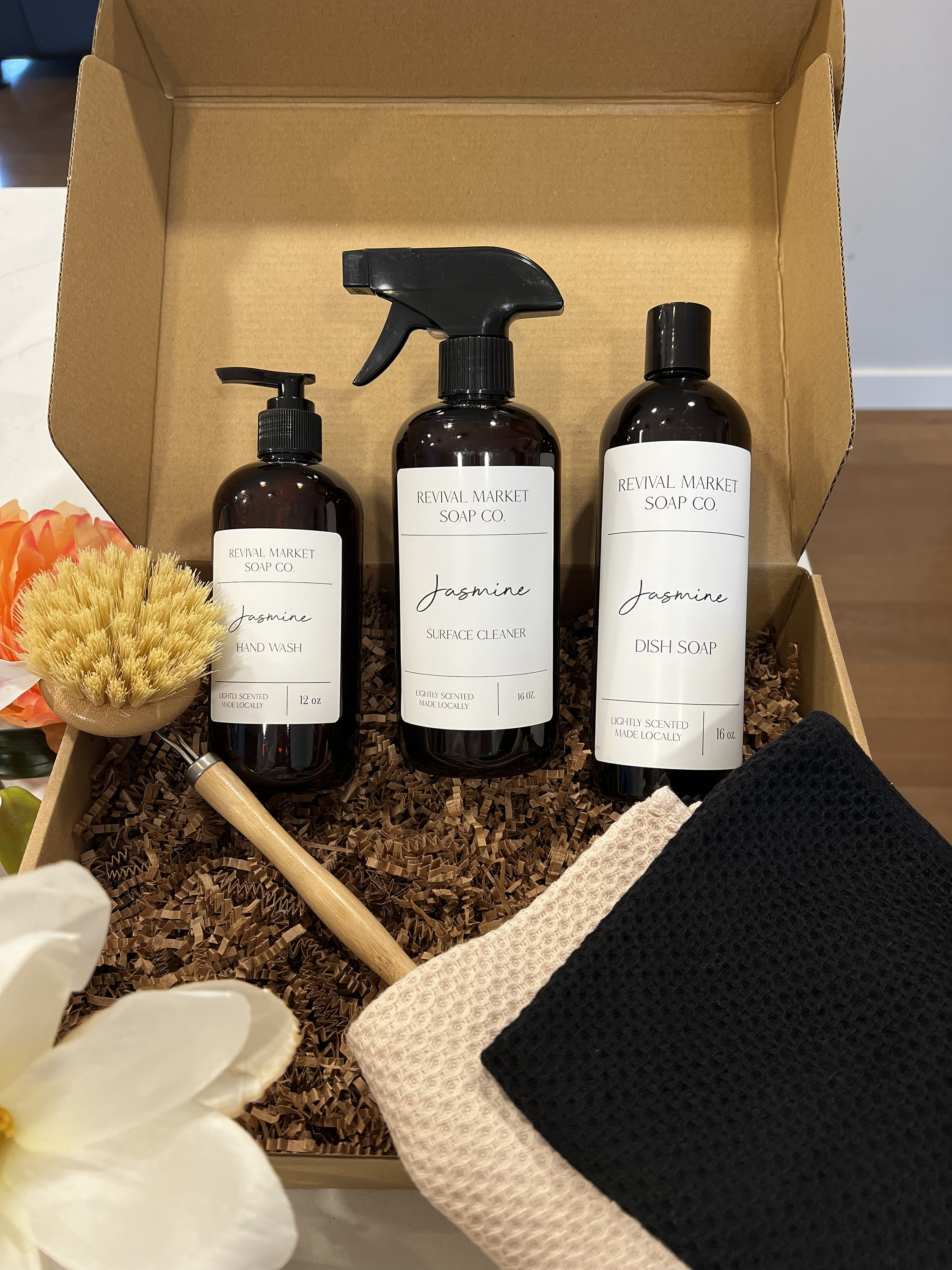 Cleaning Gift Set Premium Clean Kitchen Gift Set Natural - Etsy