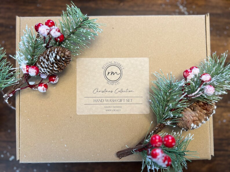 Christmas Hand Wash Gift Set. Christmas Hand Soap. Holiday Hand Soap ...