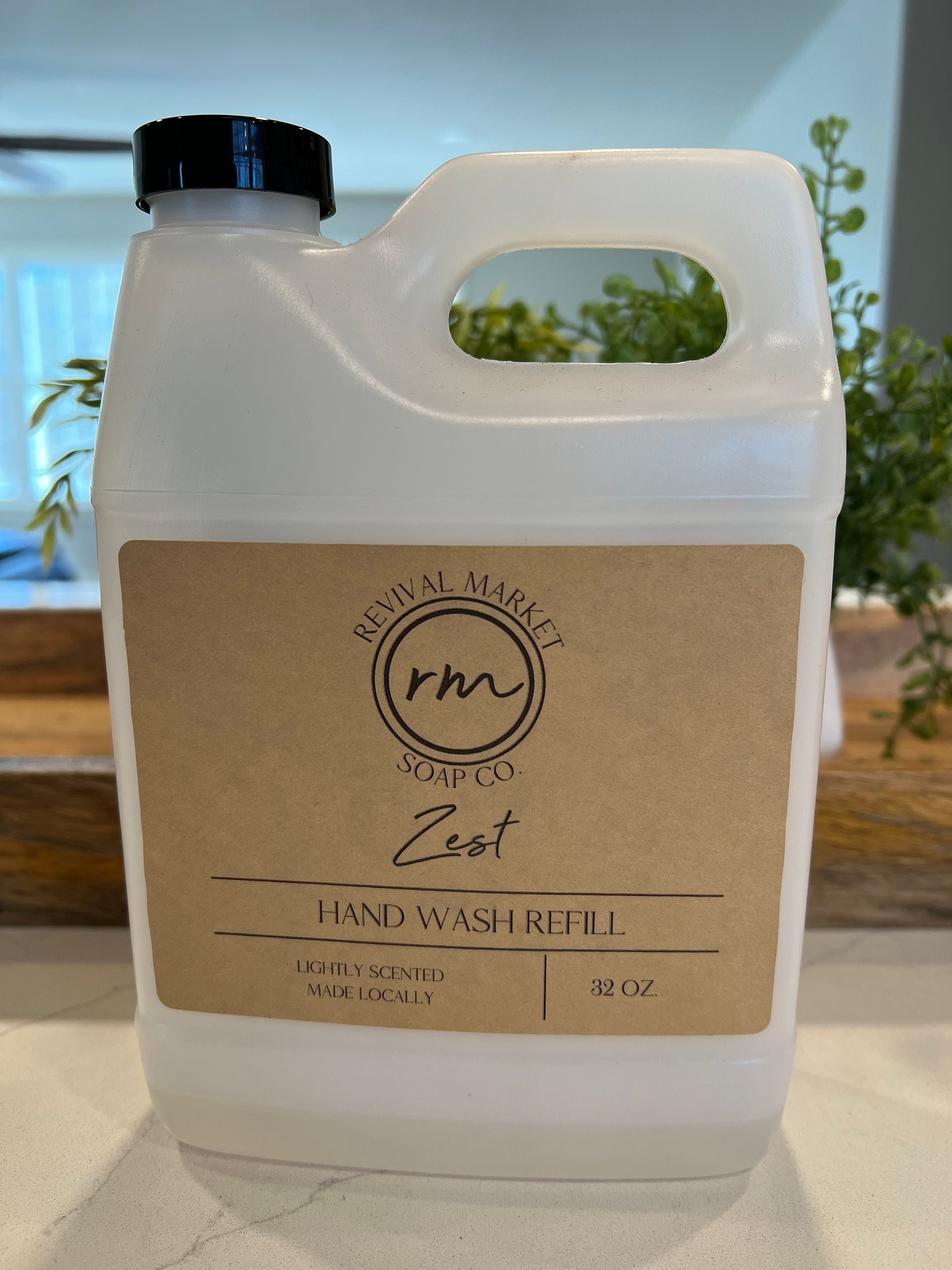 Liquid Hand Soap Refill 32 Oz. Soap Refill Natural, Plant Based Liquid ...