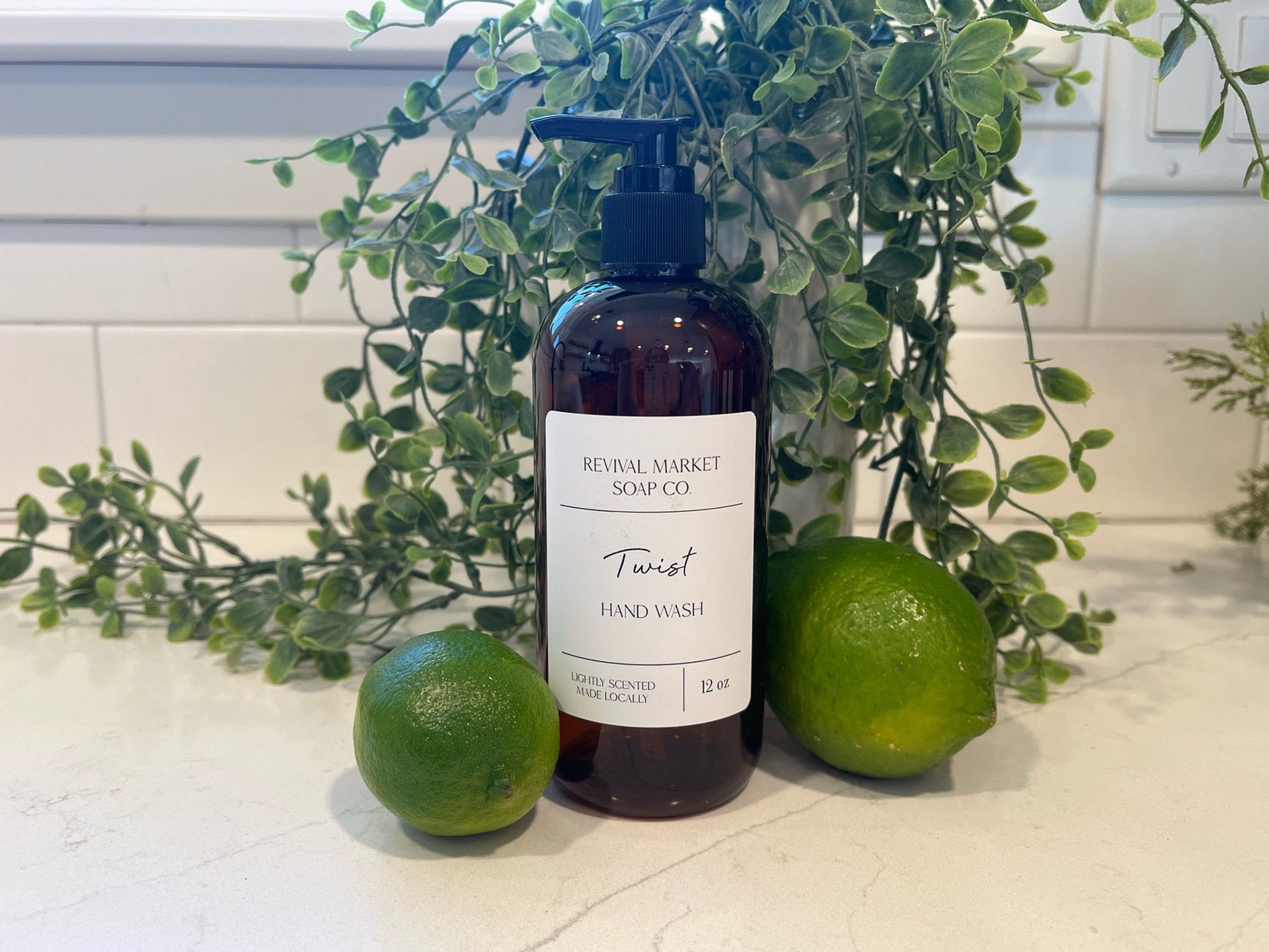 Twist Hand Soap Citrus Liquid Hand Wash Lime Scented Soap Plant Based ...