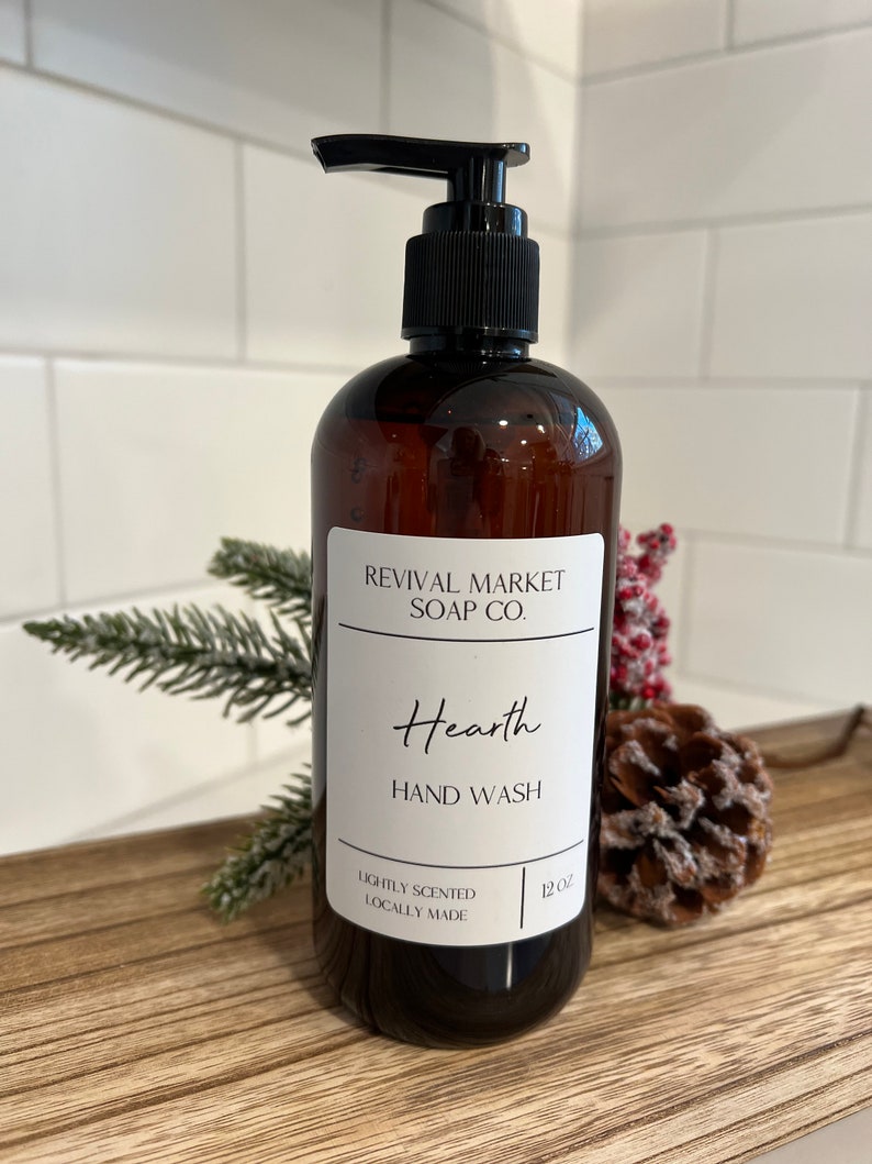 Christmas Liquid Hand Wash. Holiday Hand Soap. Winter Hand Soap. Plant ...