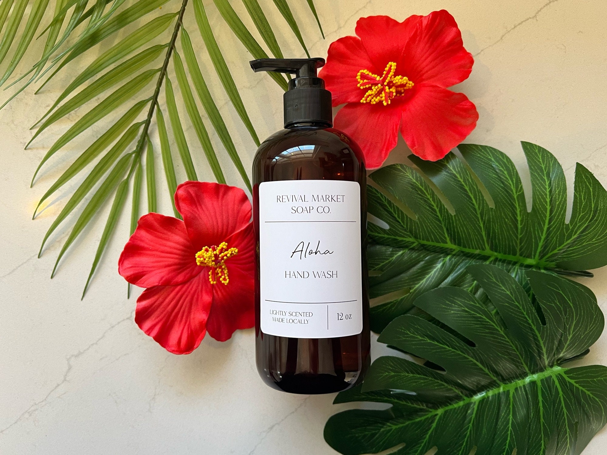 Summer Hand Soap Gift Set, Tropical Scented Liquid Hand Wash, Coconut ...