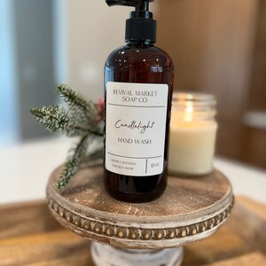 Christmas Liquid Hand Wash. Holiday Hand Soap. Winter Hand Soap. Plant ...