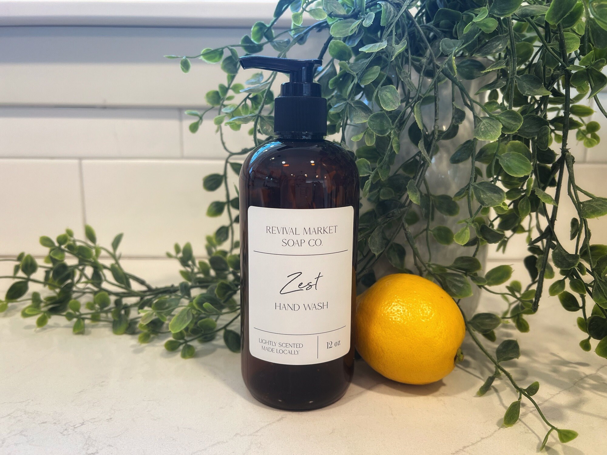 Zest Hand Soap Citrus Liquid Hand Wash Lemon Scented Soap Plant Based ...