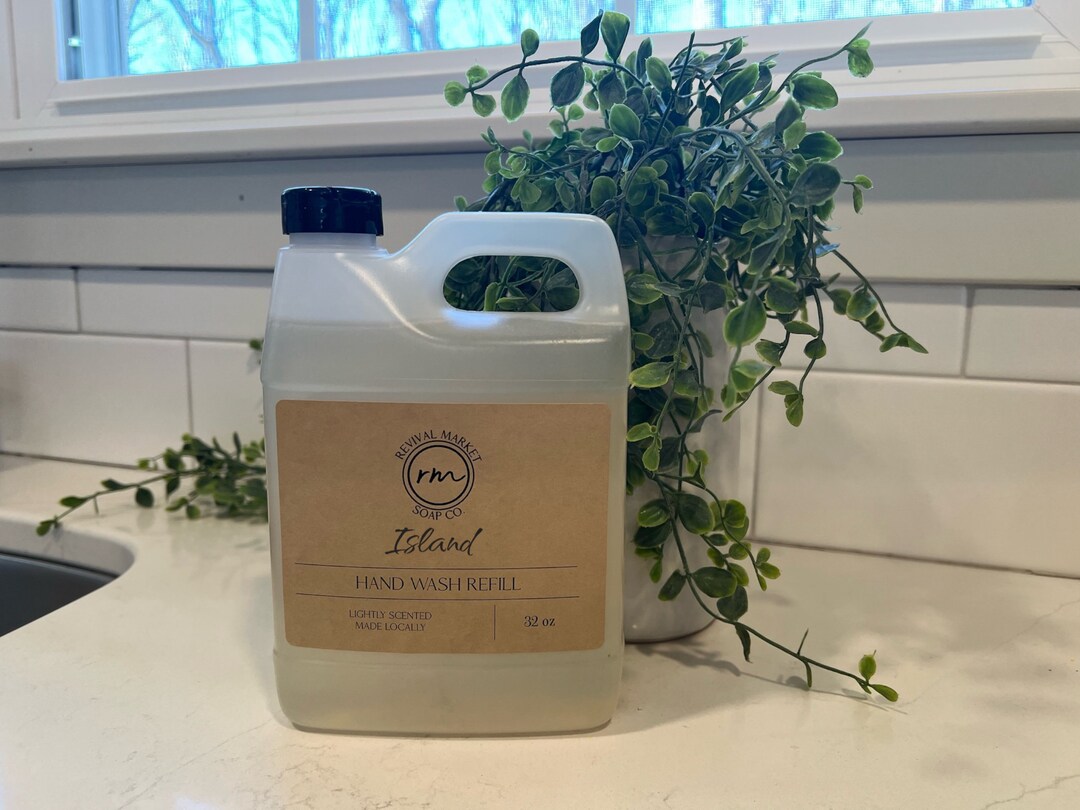 Liquid Hand Soap Refill 32 Oz. Soap Refill Natural, Plant Based Liquid ...