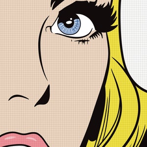 Retro Comic Style Pop Art, Pop Art Print, Comic Art Print - Etsy