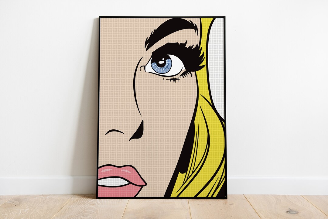 Retro Comic Style Pop Art, Pop Art Print, Comic Art Print - Etsy