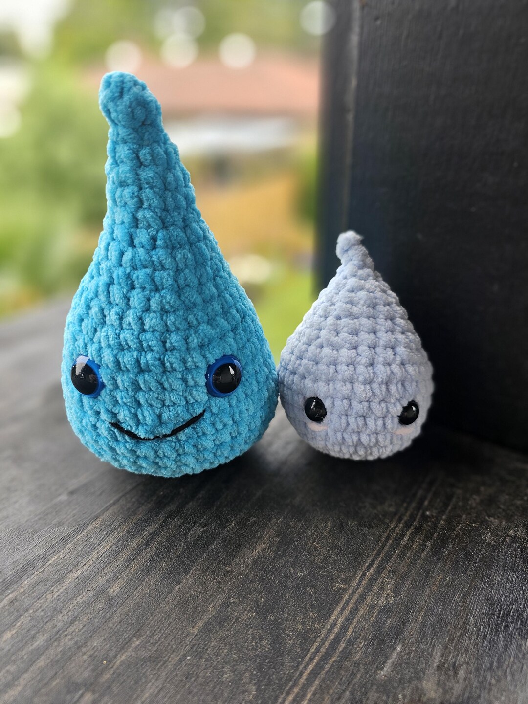 Crochet Raindrop, Crochet Teardrop, Crochet Waterdrop, Raindrop ...