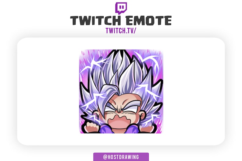 Gohan Beast Mode Rage Twitch Discord Youtube Emote - Etsy