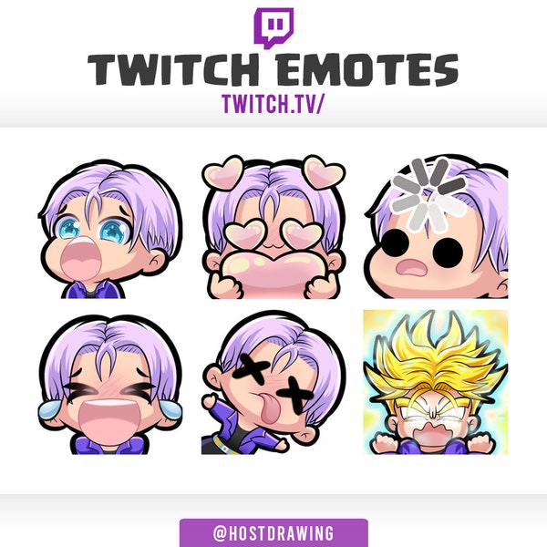 Dragon Ball Twitch Emotes - Etsy