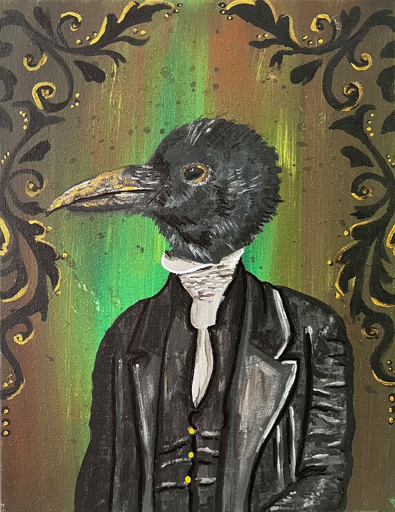 Creepy Crow Art