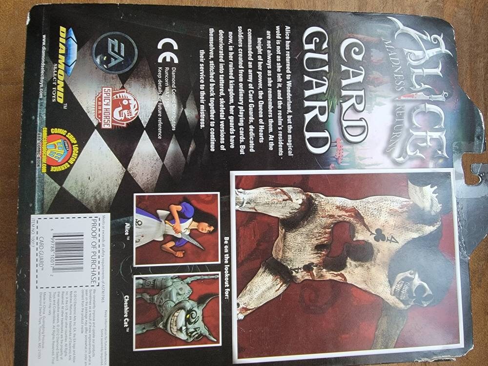 Alice Madness Returns Card Guard Action Figure - Etsy