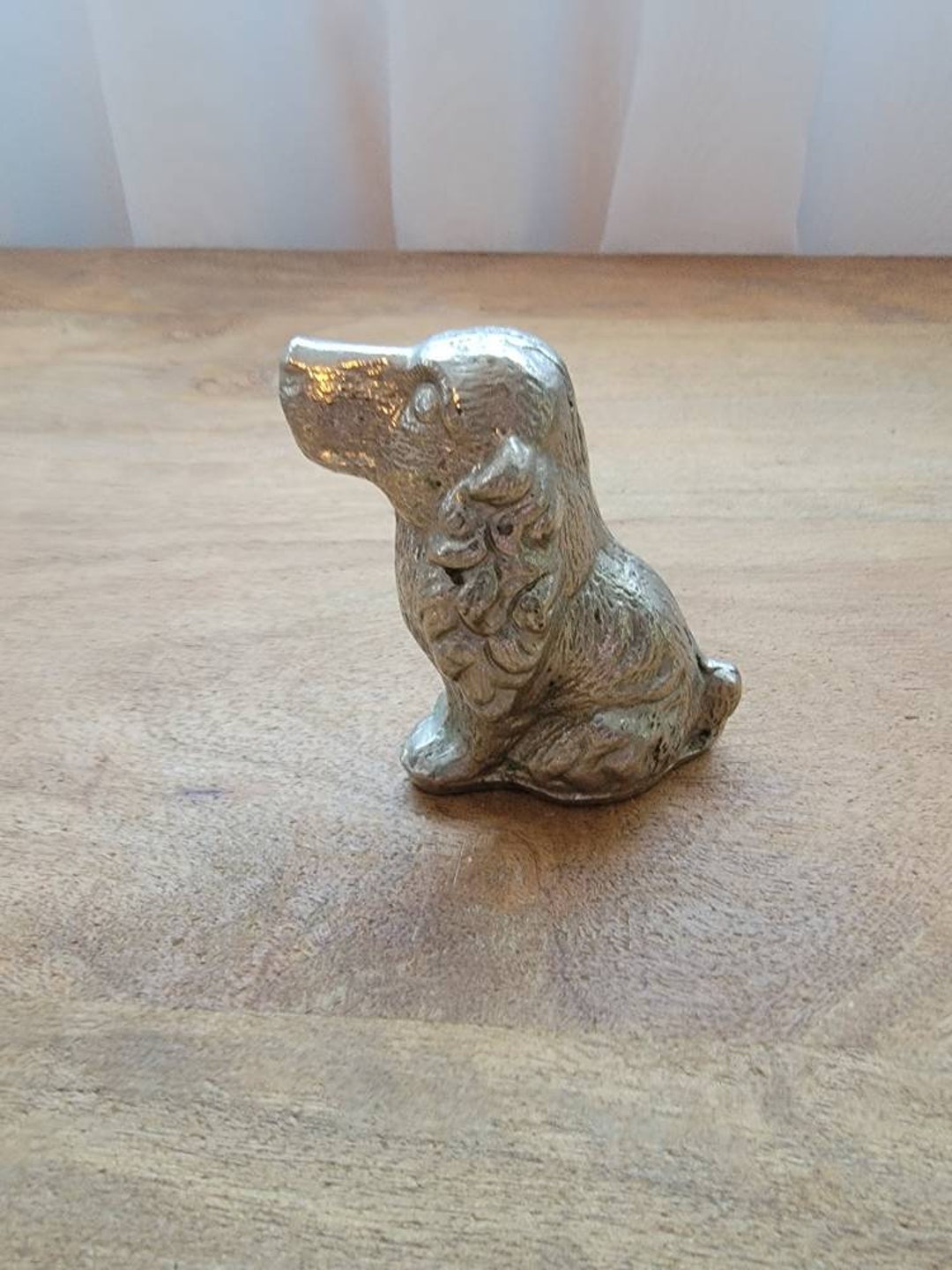 Vintage Pewter Cocker Spaniel Dog Statue/ Figurine - Etsy