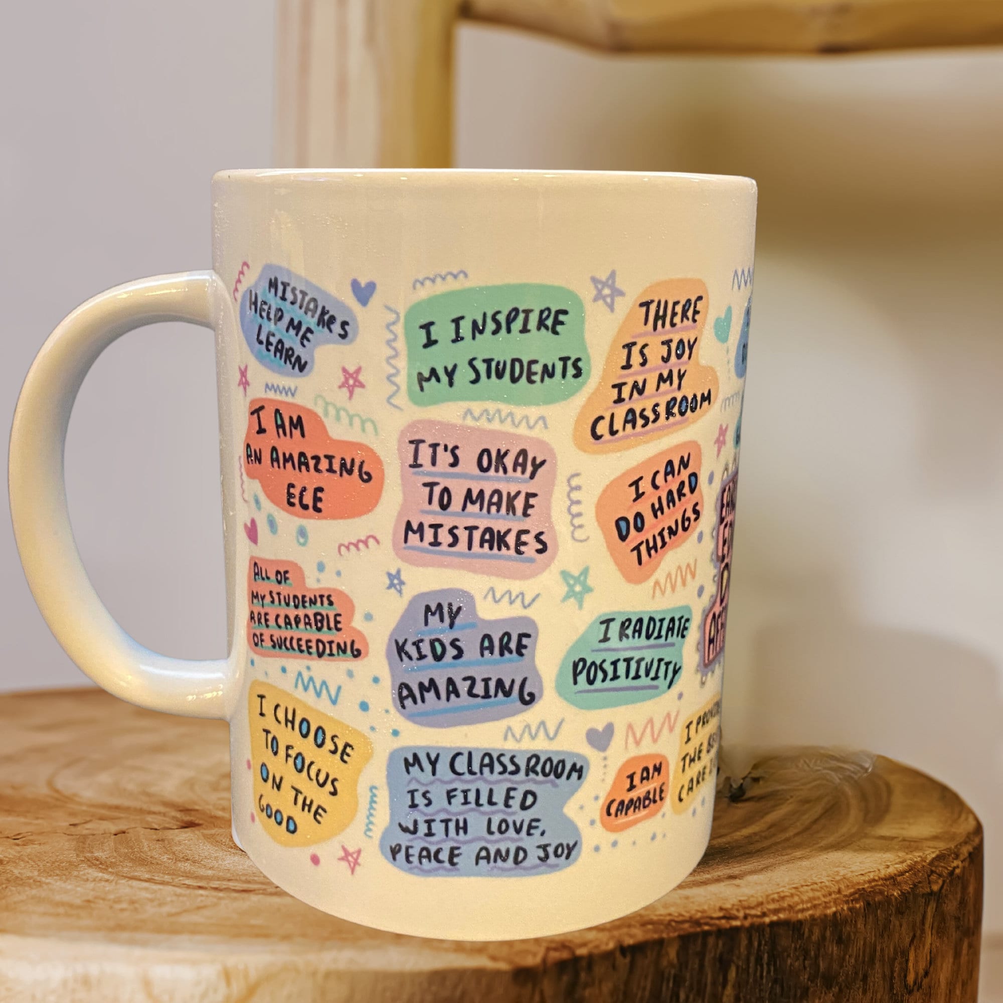 Early Childhood Educator ECE Daily Affirmations Coffee Tea Mug Cup Gift ...