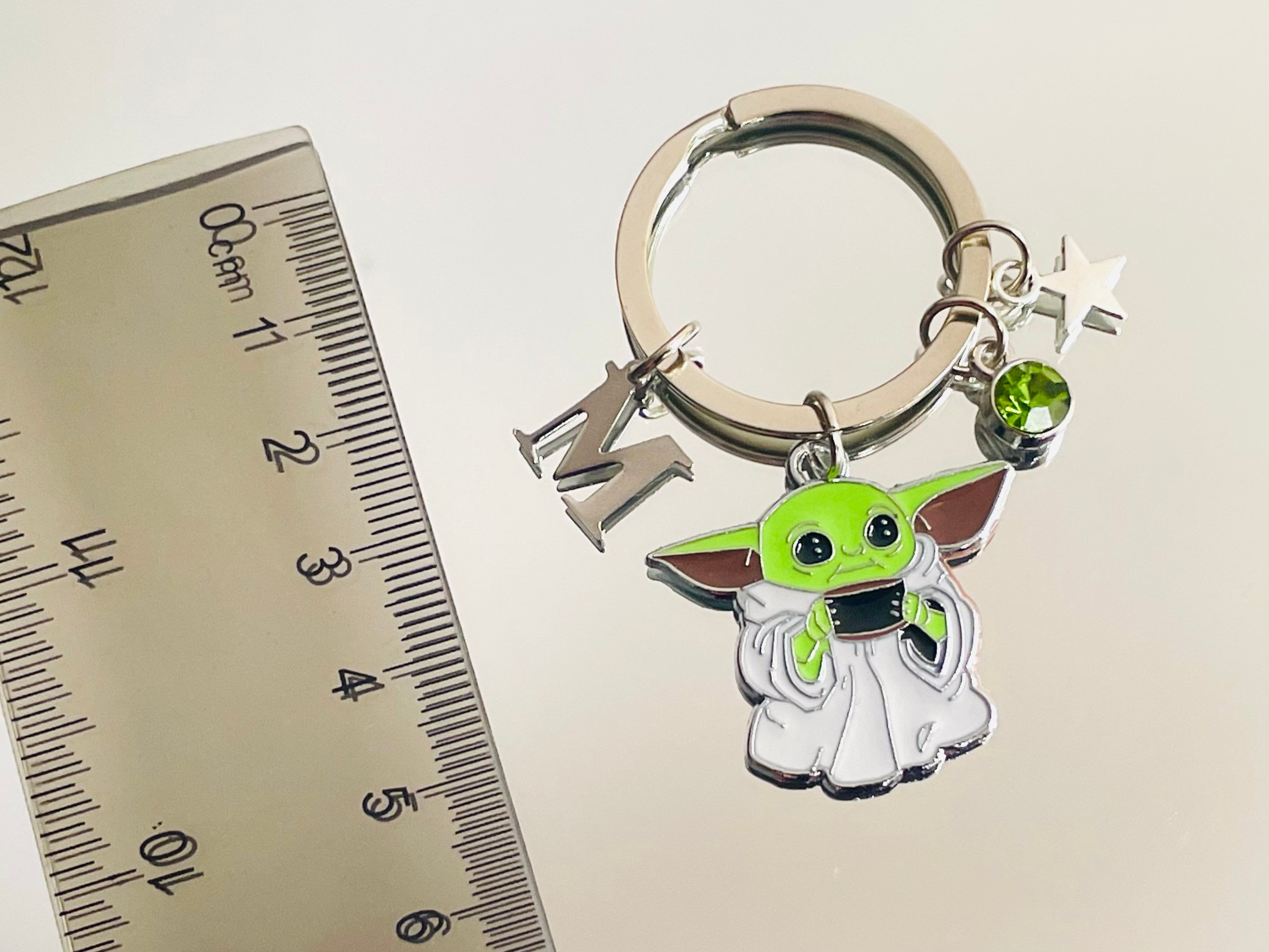 Personalised Grogu Baby Yoda Inspired Keychain Keyring With - Etsy UK