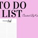 Blank to Do List 2 Column Planner Daily Tracker Plans - Etsy