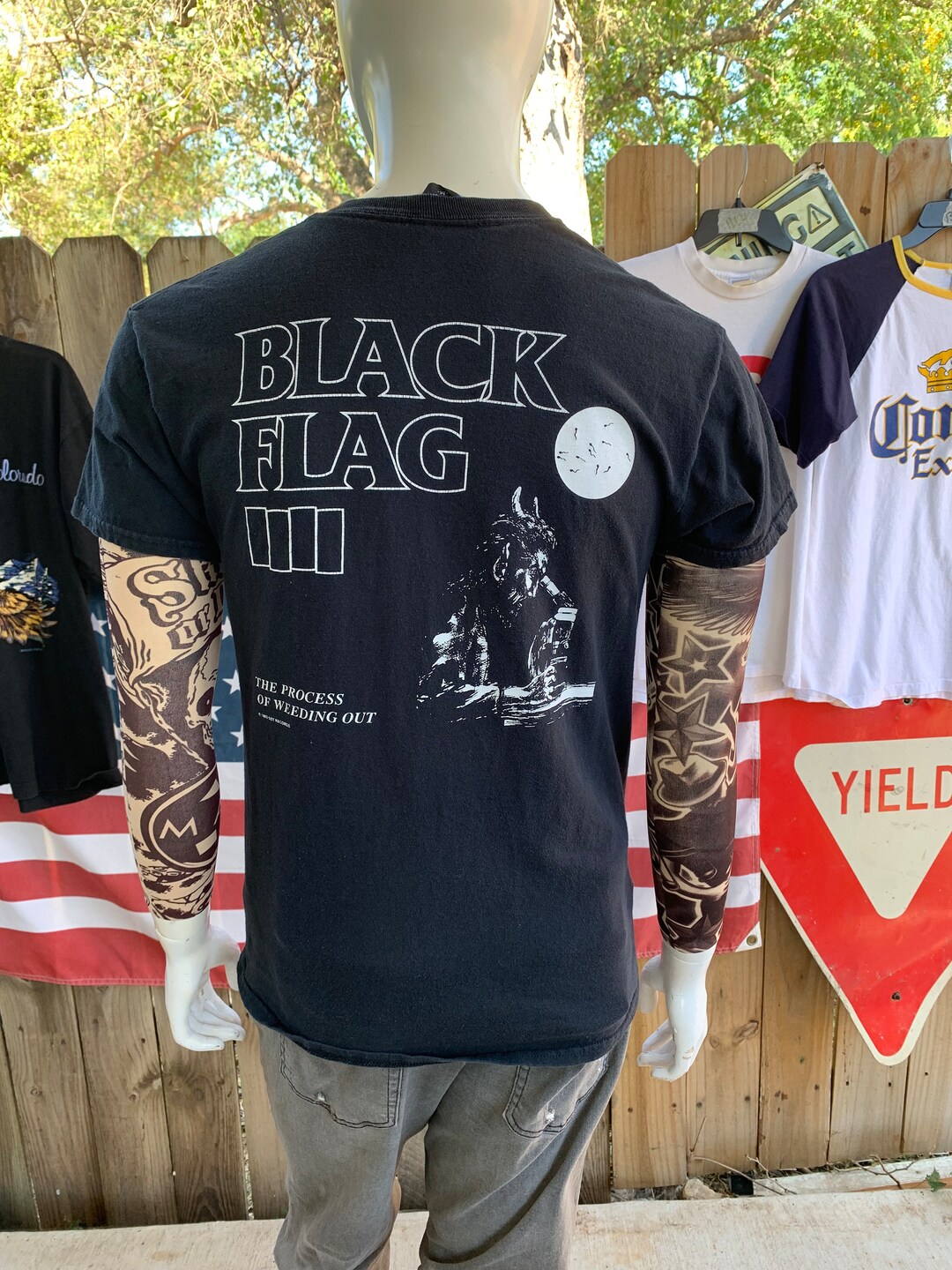 Vintage Authentic 80s Black Flag the Process of Weeding Out - Etsy