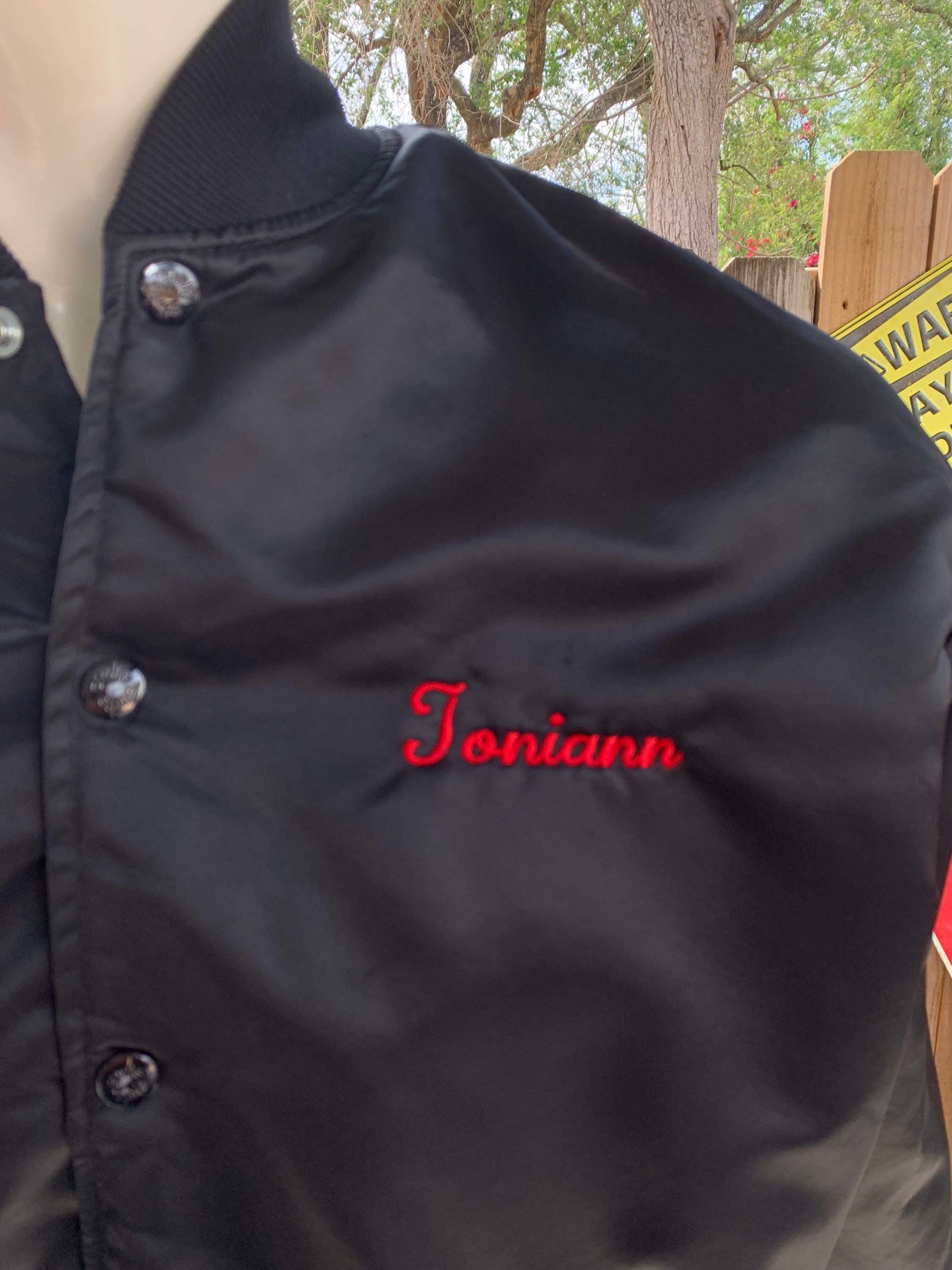 Vintage 90s Bergenfield Bears New Jersey Baseball Embroidered Bomber ...