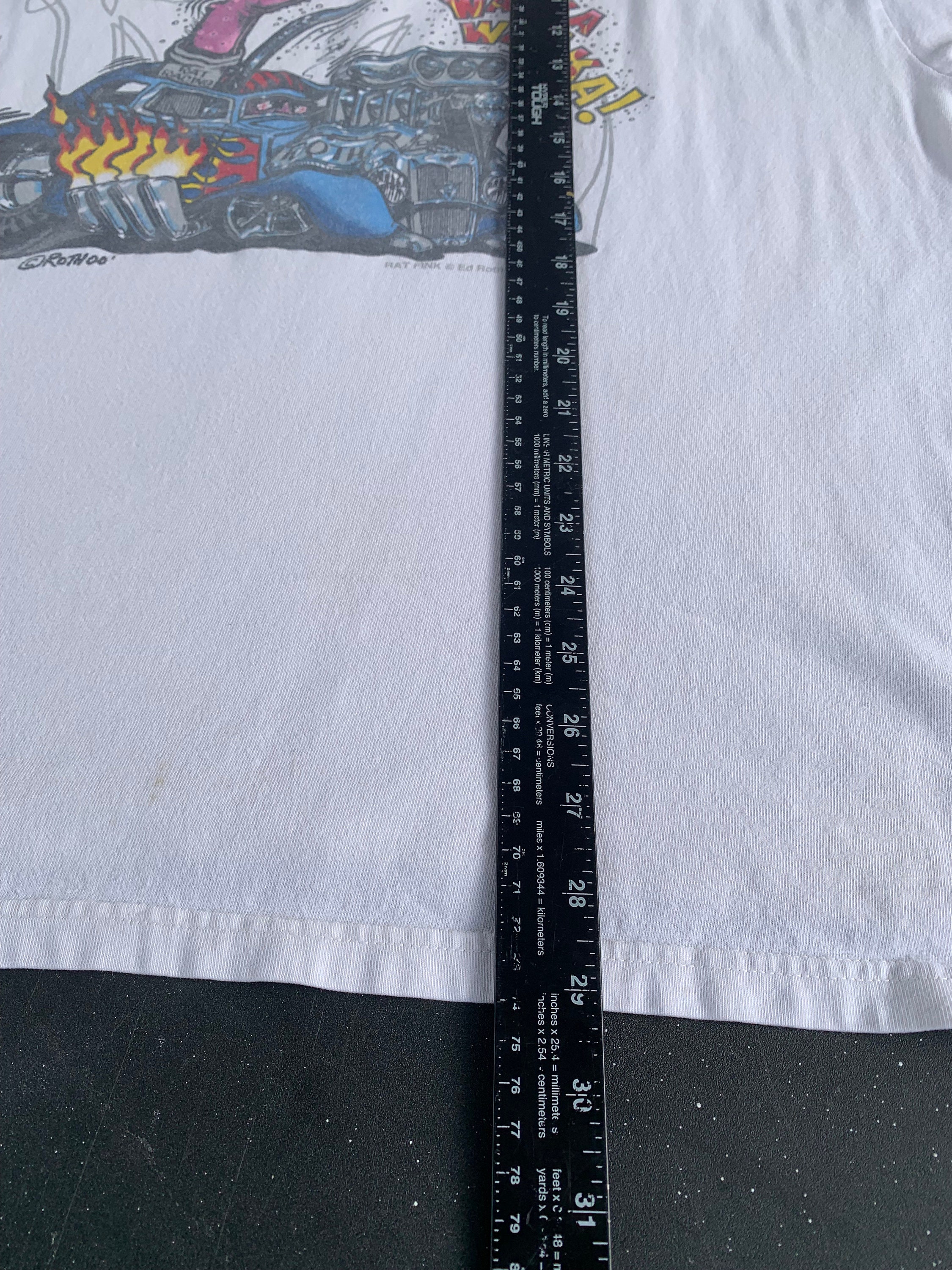 Vintage Y2K Rat Fink Rat Racing Ed Roth T-shirt Size 2XL - Etsy