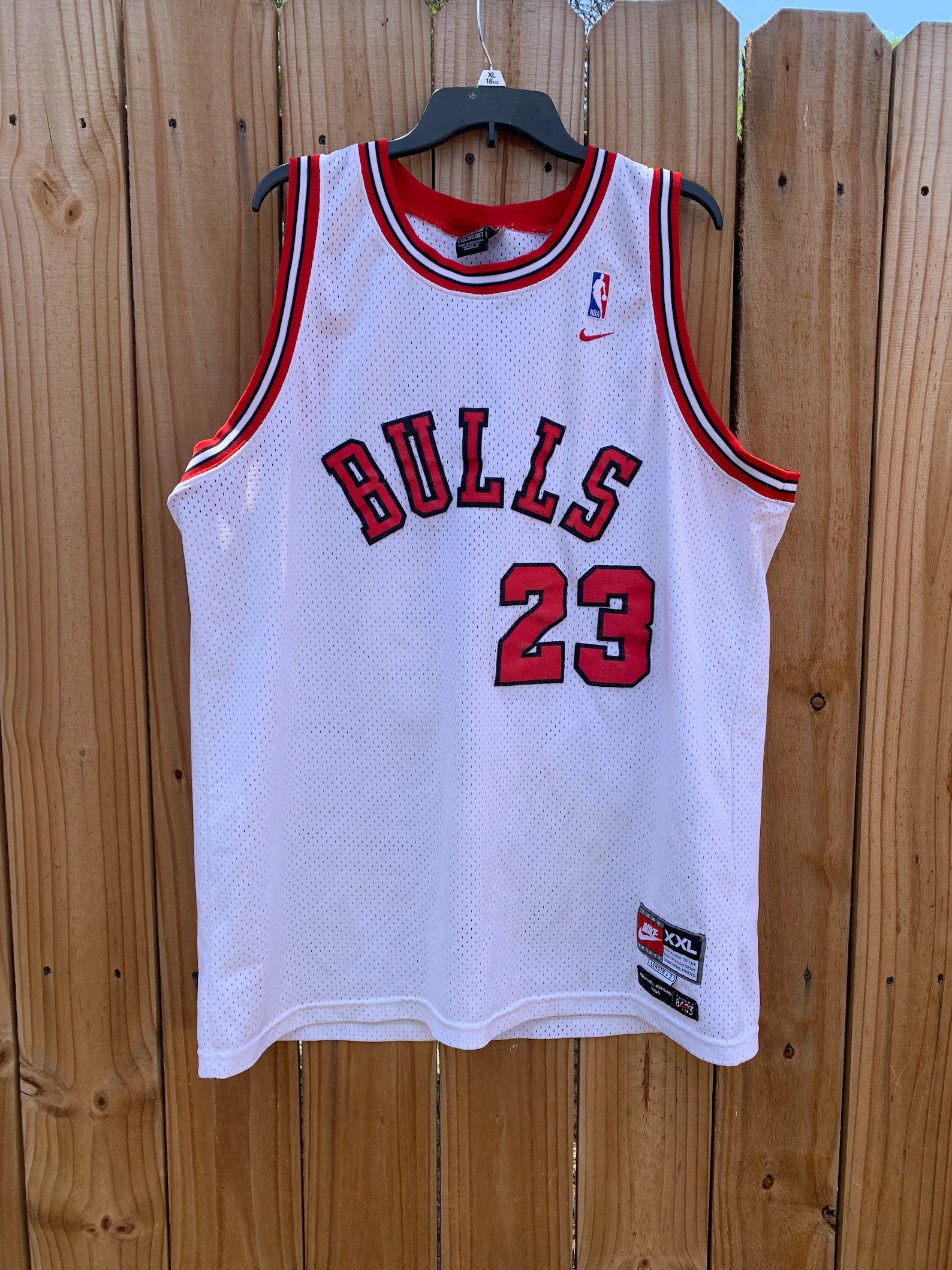 Vintage 90s Nike Chicago Bulls Michael Jordan Number 23 Jersey Size XXL ...
