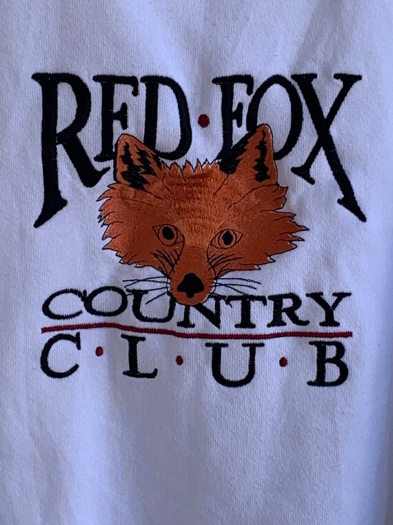 Vintage 80s Ted Fox Country Club Embroidered Sweatshi… - Gem