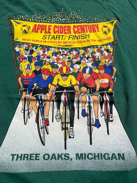 Vintage 1995 Apple Cider Century Bicycle Tour Midwest… - Gem