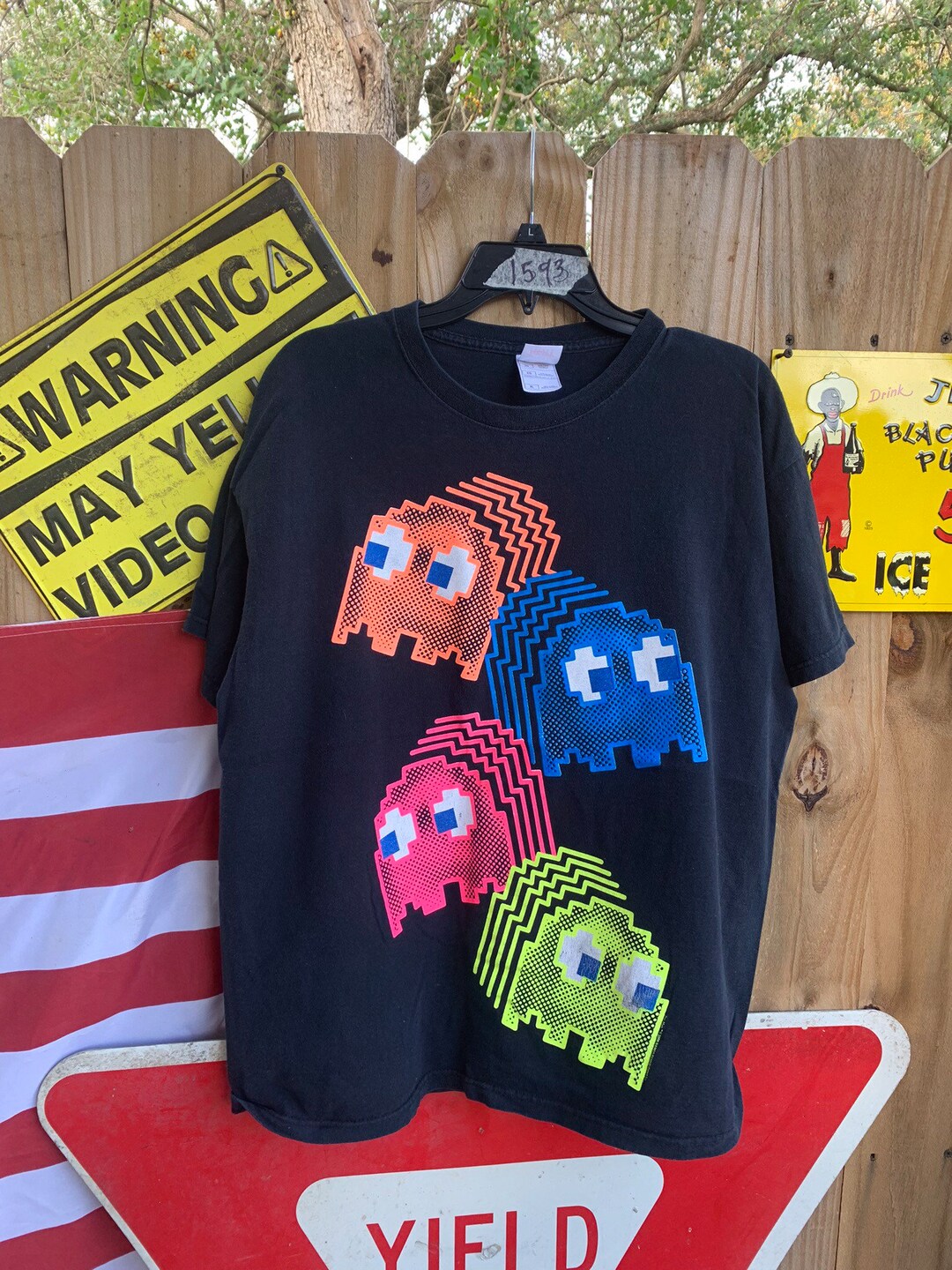 Vintage 90s Atari PAC-MAN T-shirt Size XL - Etsy