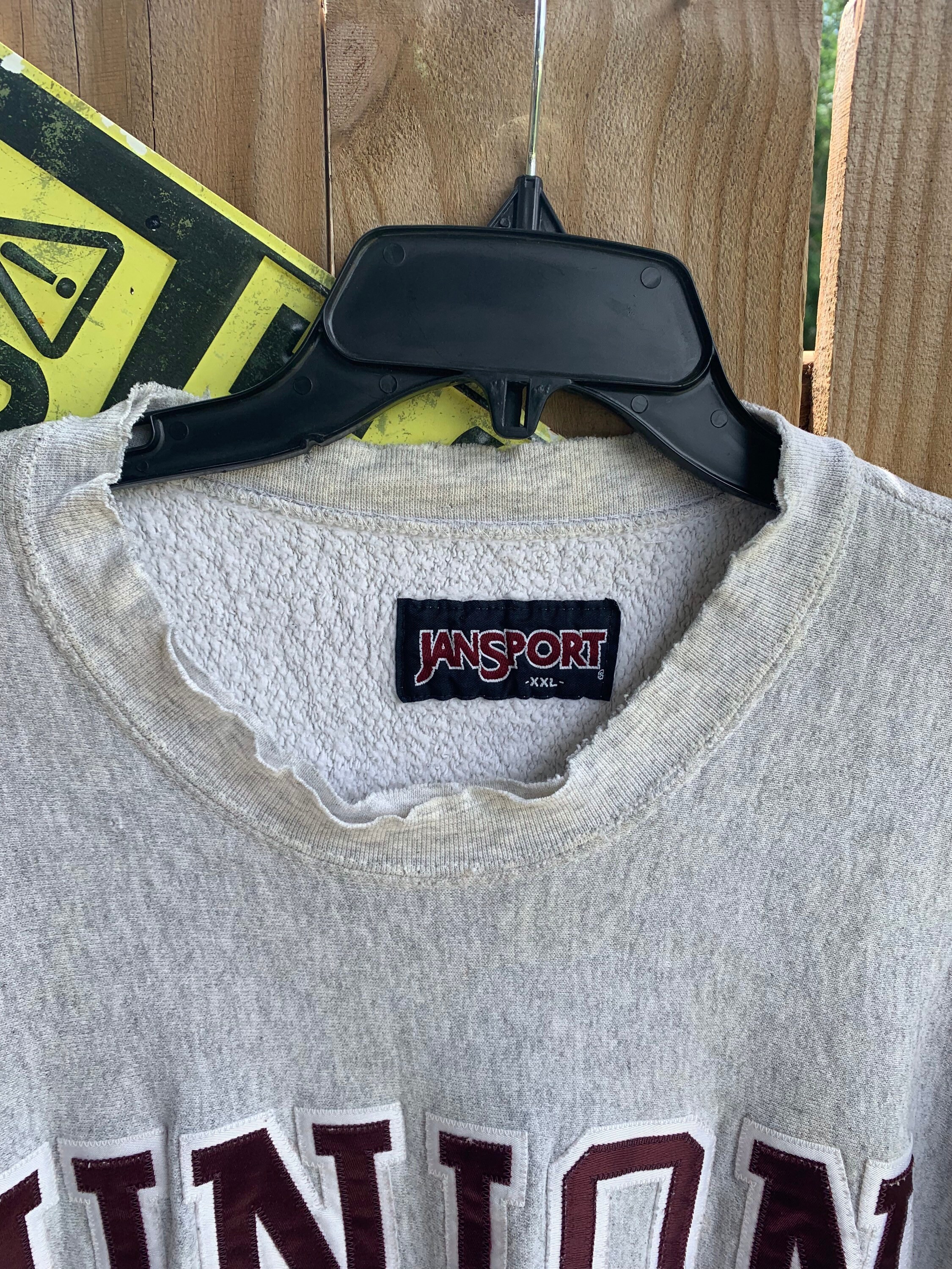 Vintage 90s Distressed Union College Jansport Sweatshirt Size XXL - Etsy