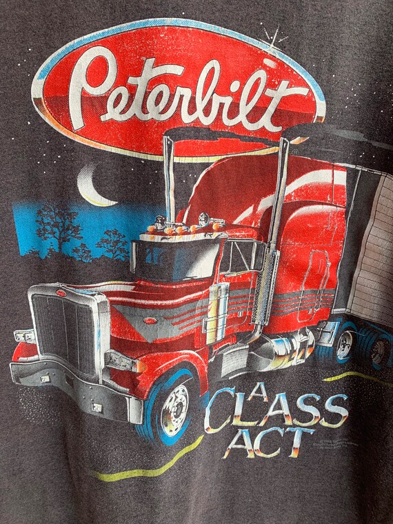 Vintage 1988 Peterbilt A Class Act Trucker T-shirt Si… - Gem