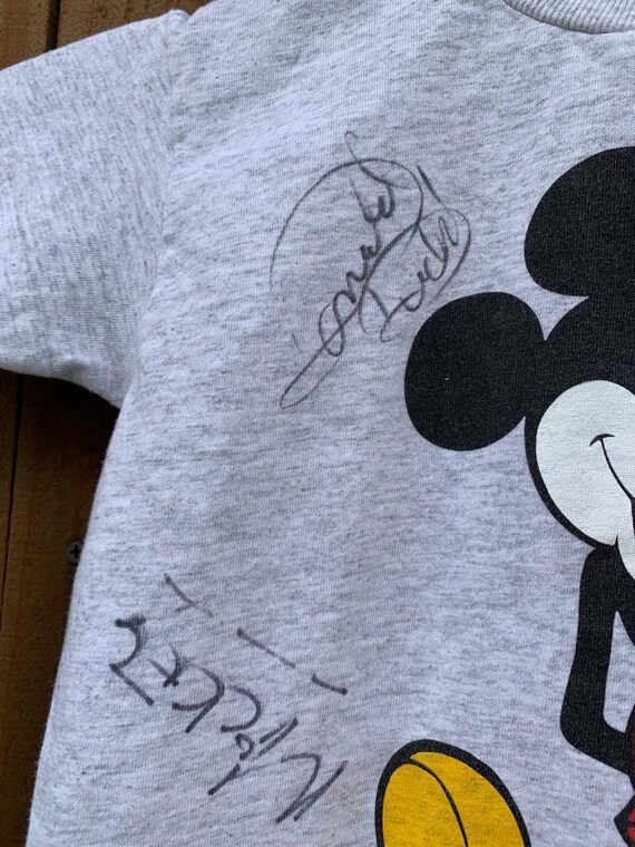 Vintage 1995 Mickey Mouse Walt Disney World Autograph… - Gem