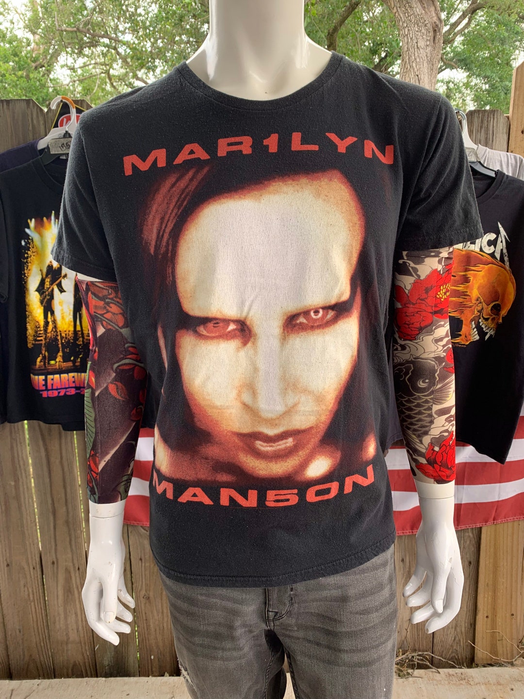 Vintage 90s-00s Marilyn Manson Mechanical Animals Era Bigger - Etsy