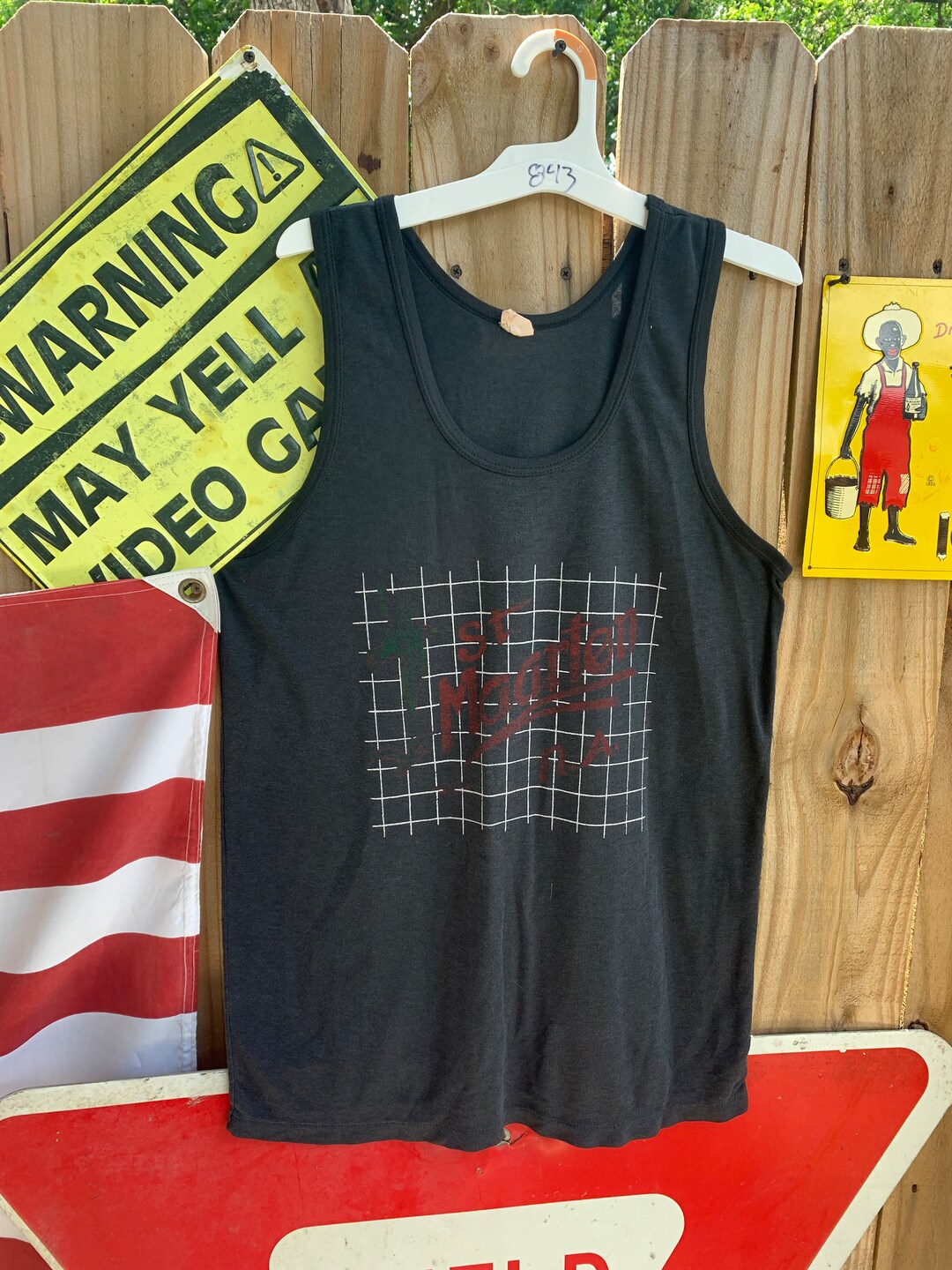 Vintage 80s Duck Tank Top St Maarten NA Size M - Etsy