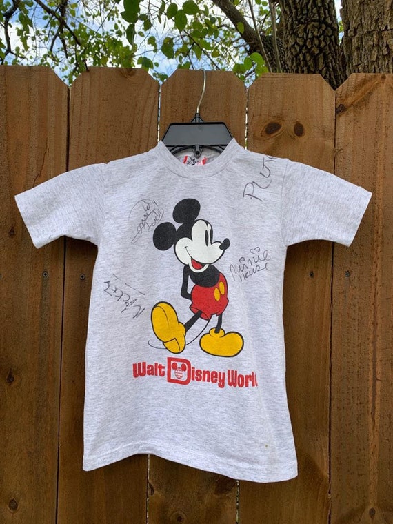 Vintage 1995 Mickey Mouse Walt Disney World Autograph… - Gem
