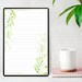 PRINTABLE Notes Greenery Boarder Letter Writing Paper - Etsy
