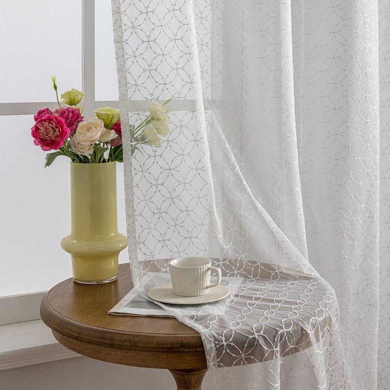 Sheer Cotton Curtains - Etsy