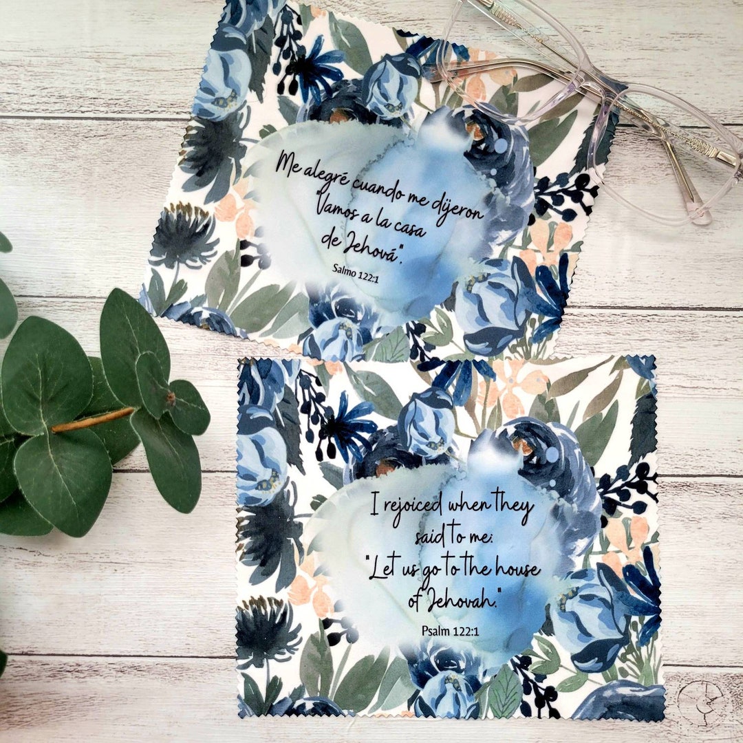 Jw Lens Cloth 5 Pk Welcome Back Rejoiced Let Us Go to the House of ...