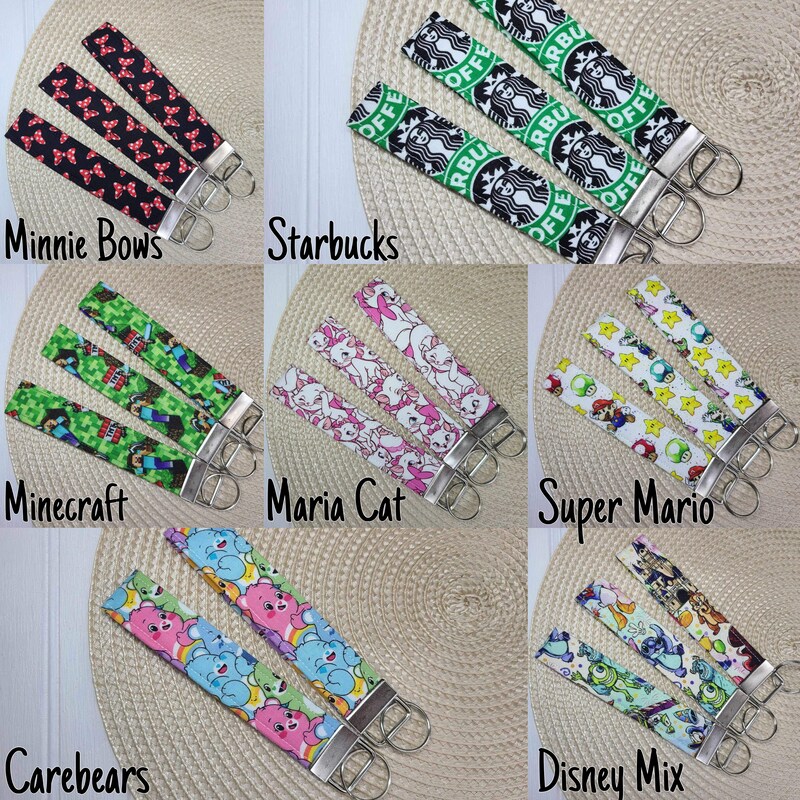 Cartoon Character Keychain - Etsy