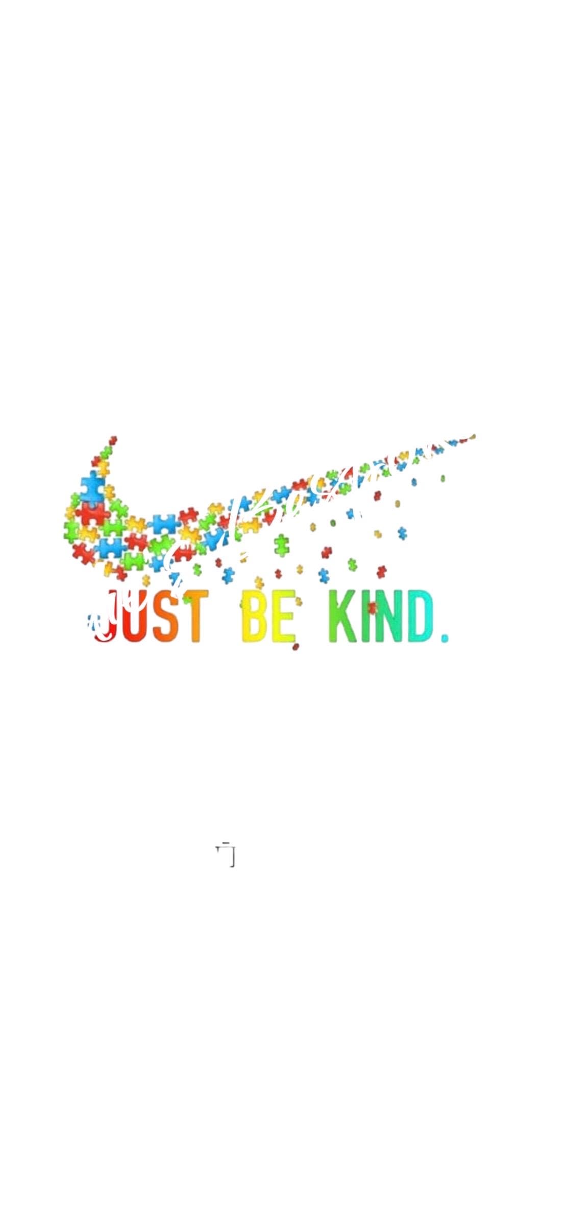 Autism Be Kind Colourful T Shirt Nike Inspired Gifts Personalised - Etsy