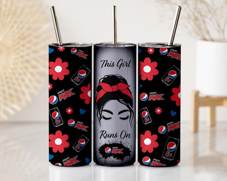 Pepsi Max PNG Image Downloadable File Tumbler Wrap - Etsy Australia