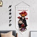 Big Size Anime Hanging Pennant Flag, Anime Wall Art, Anime Saten Fabric ...