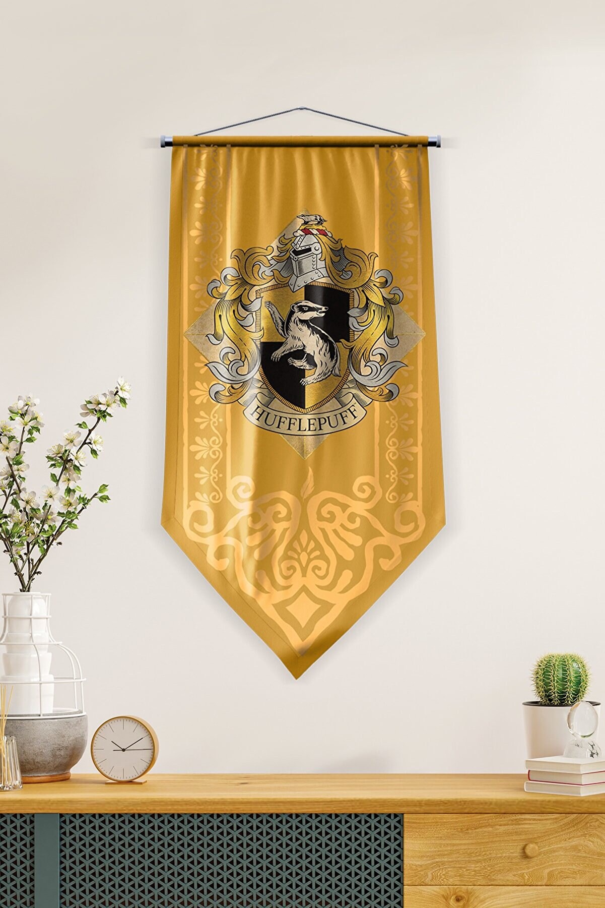Big Size Hufflepuff Hogwarts Flag Hufflepuff Design Pennant - Etsy