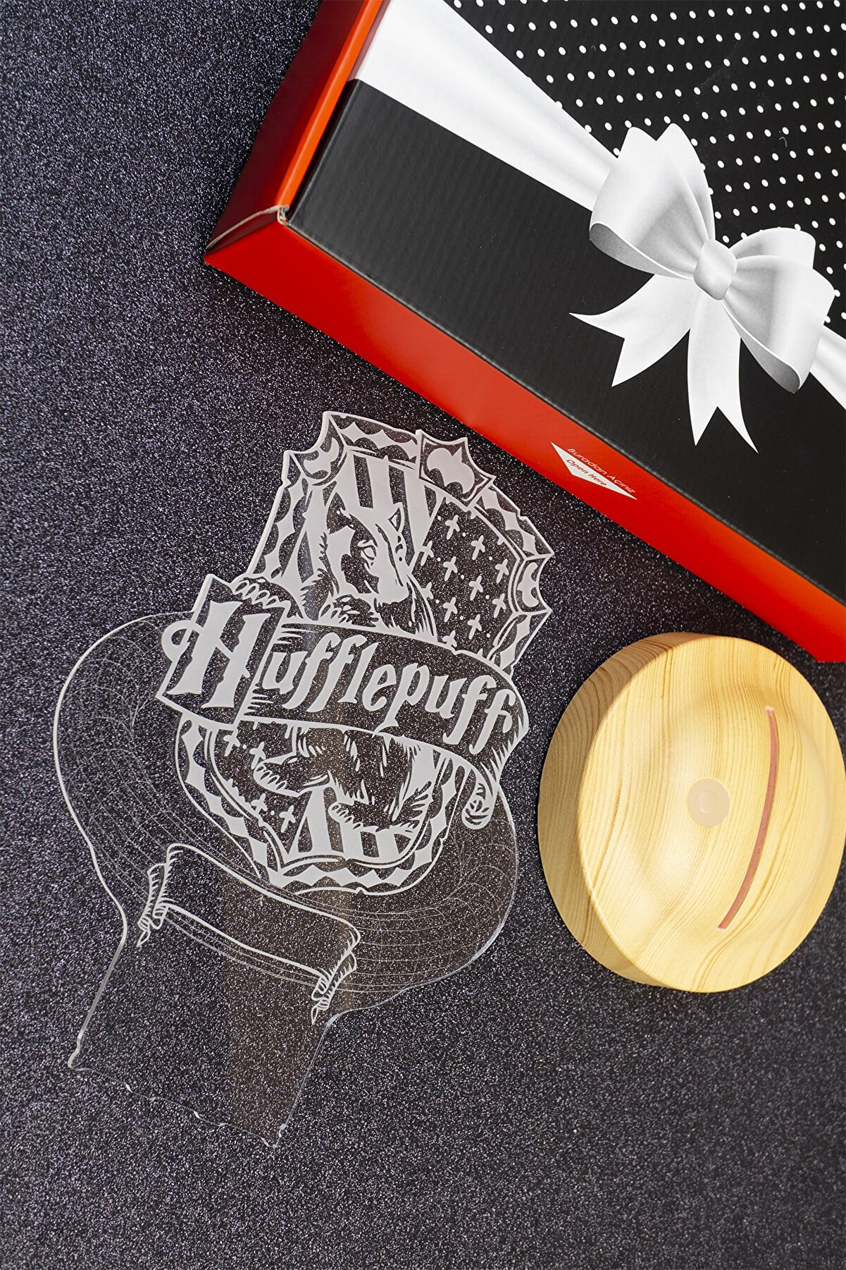 Hufflepuff Led Lamp, Hufflepuffr Potter Fan Gift, Hufflepuff Design Led ...