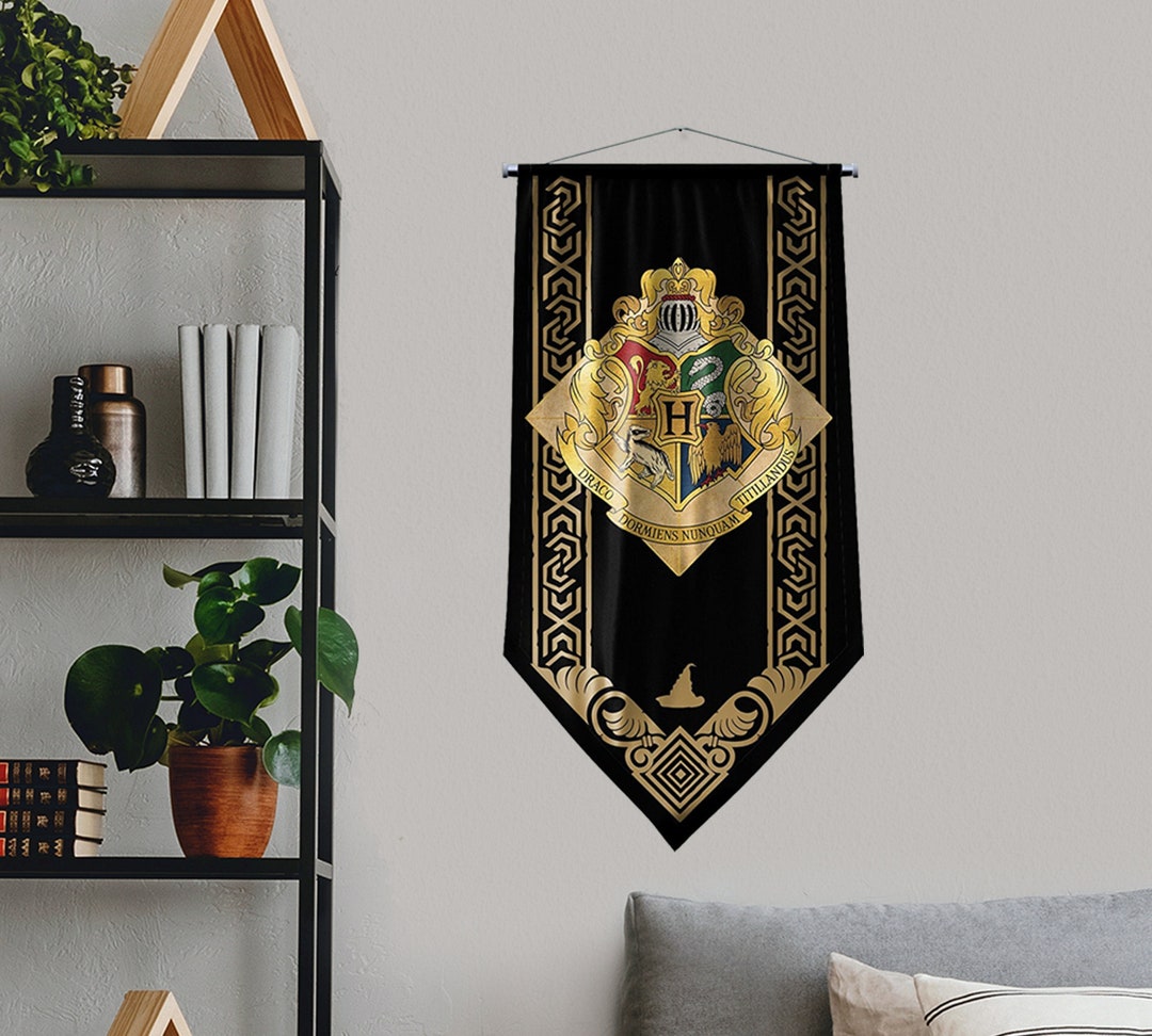 Big Size Hogwarts Flag Hogwarts Design Pennant HARRY POTTER - Etsy