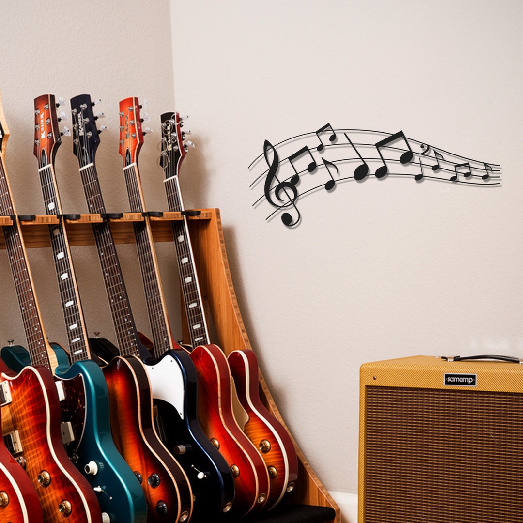 Treble Clef Wall Art Metal Decor, Treble Clef Metal Wall Art, Treble ...