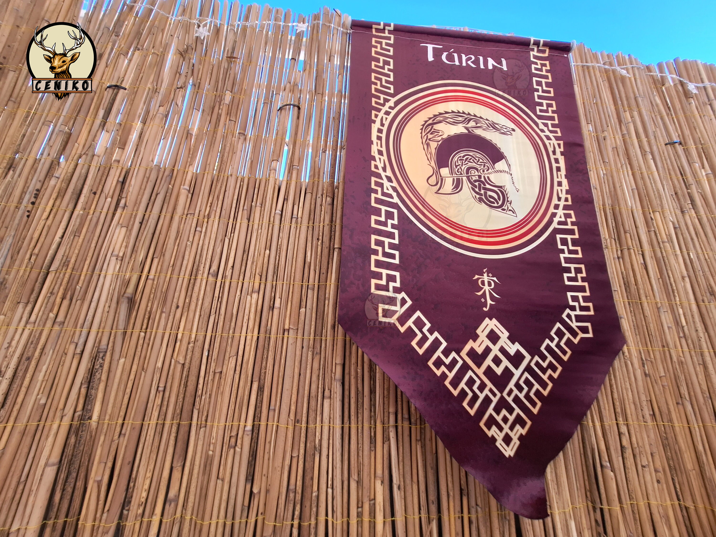 Bandera de Turín Banderas de banderín de Turín LOTR Bandera - Etsy España