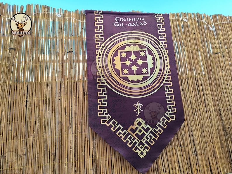 Lord of the Rings Gil Galad Banner Flag, LOTR Gil Galad Flags ...