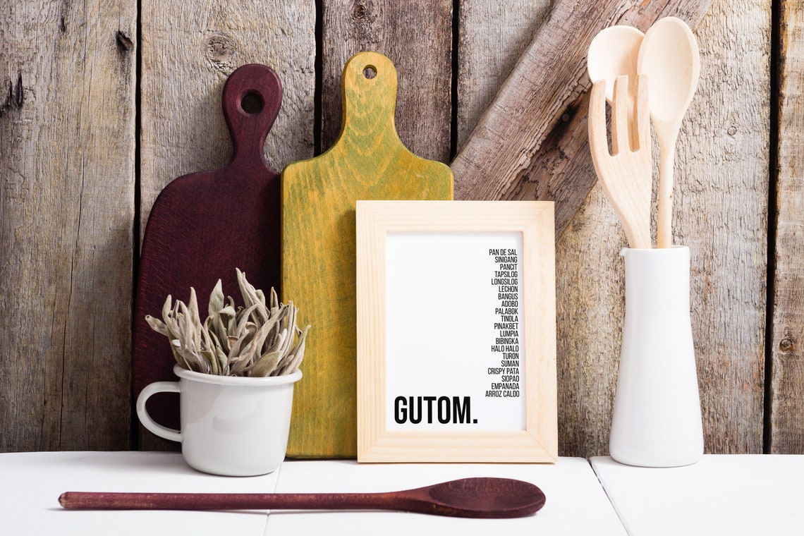 Gutom Wall Art, Tagalog - Etsy