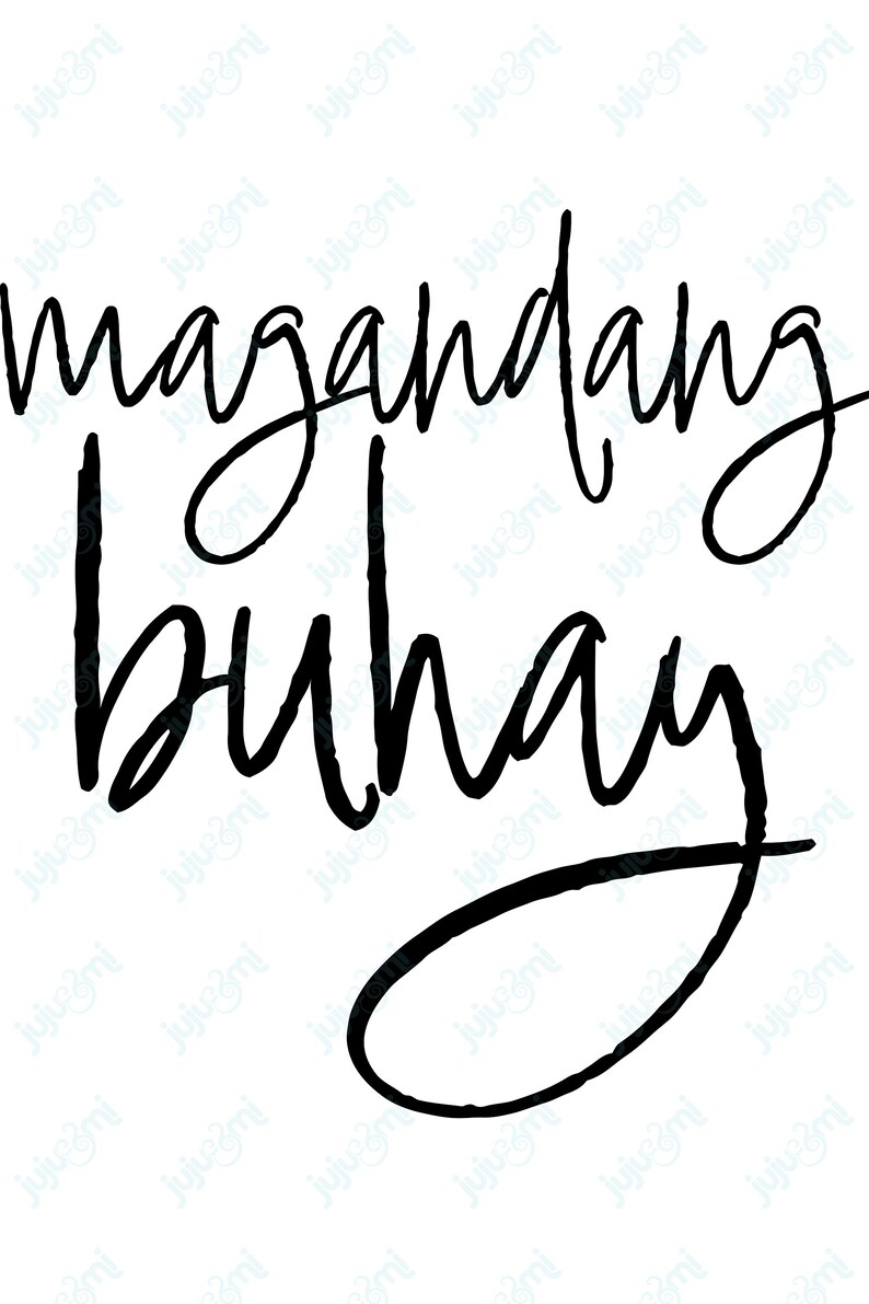 Magandang Buhay Wall Art, Tagalog - Etsy