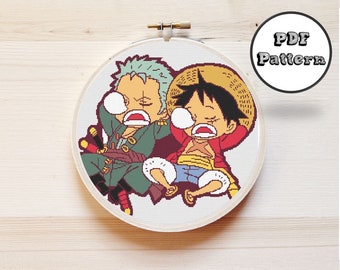 Zoro Cross Stitch - Etsy